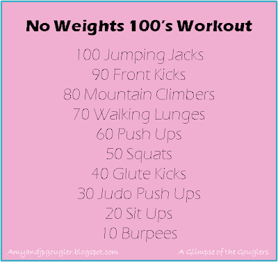 No Weights 100's Workout - Amy's Balancing Act