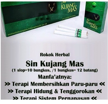 SEJARAH ROKOK SIN - ROKOK HERBAL SIN ASAP TERAPI PERKASA
