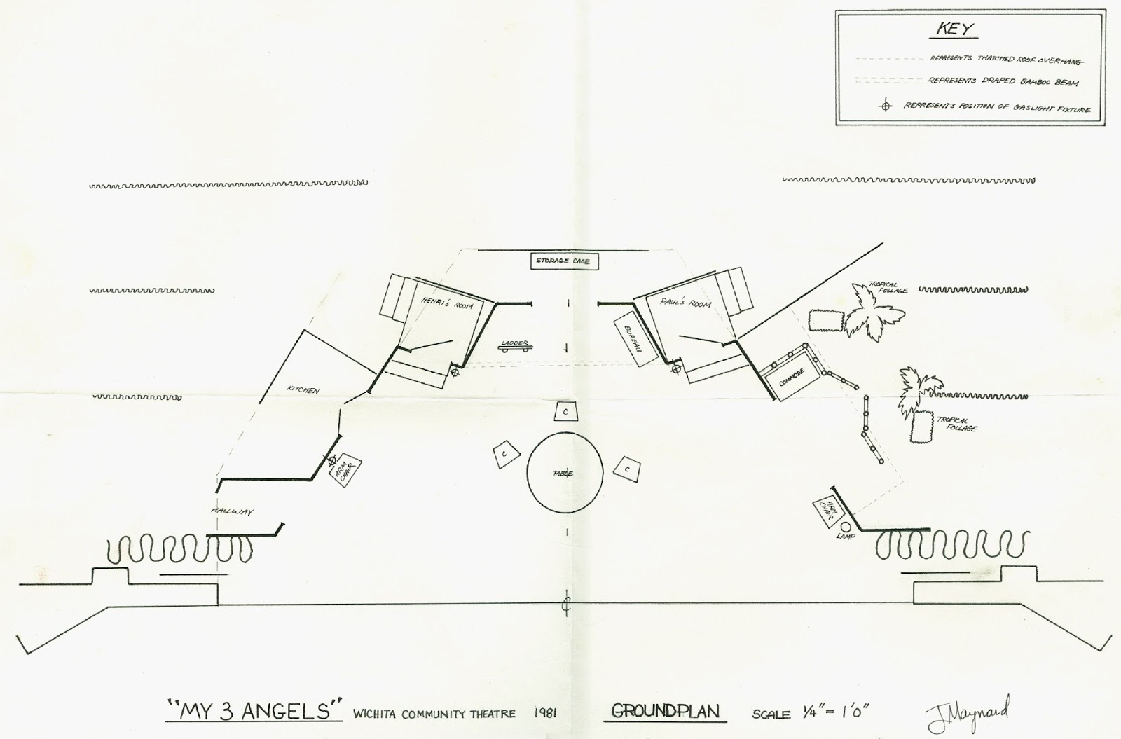 James Maynard Theatrical Designs: My 3 ANGELS Plans