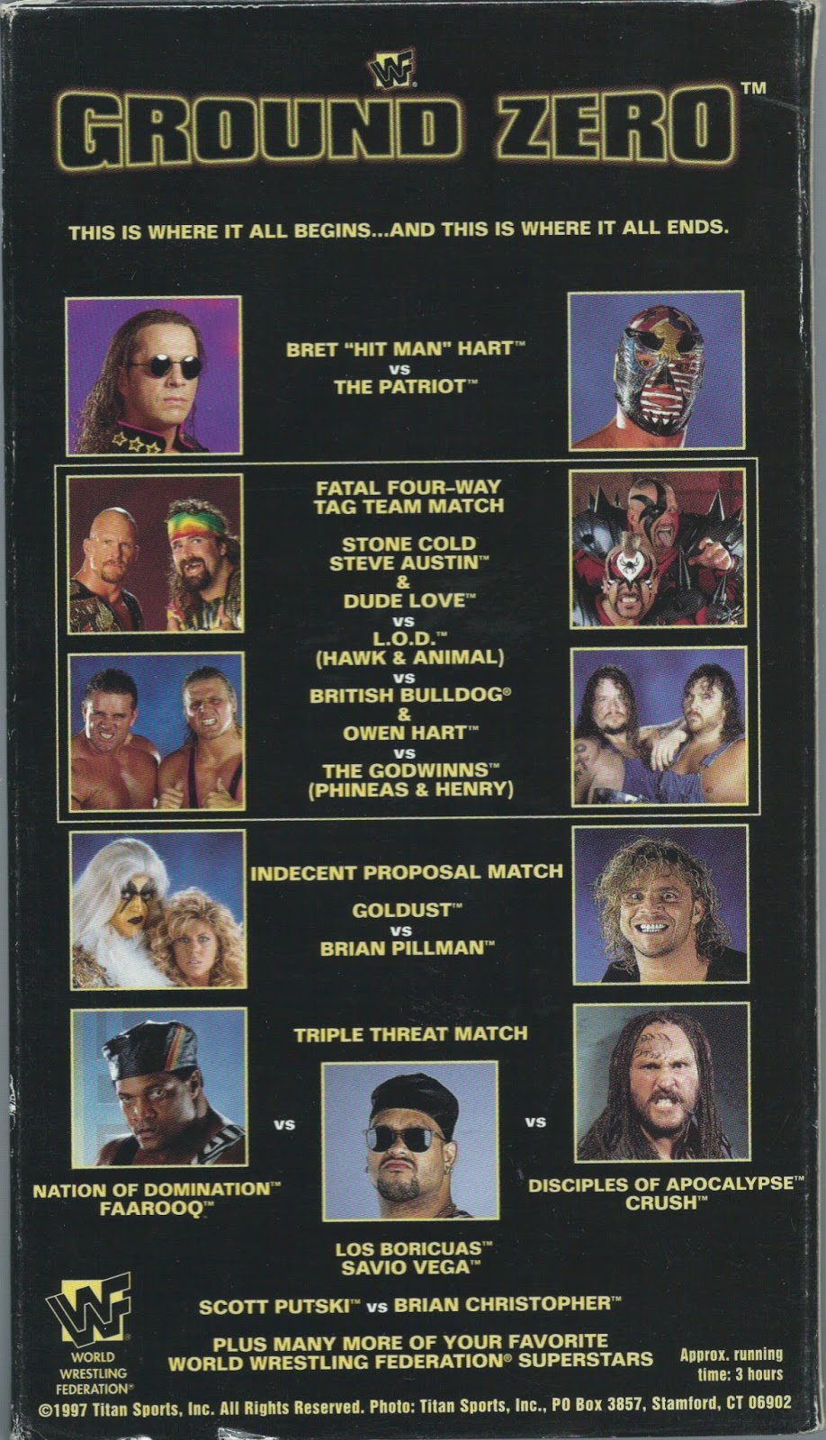 Cardboard Clubhouse: Wacky Wrestling VHS Boxes #7