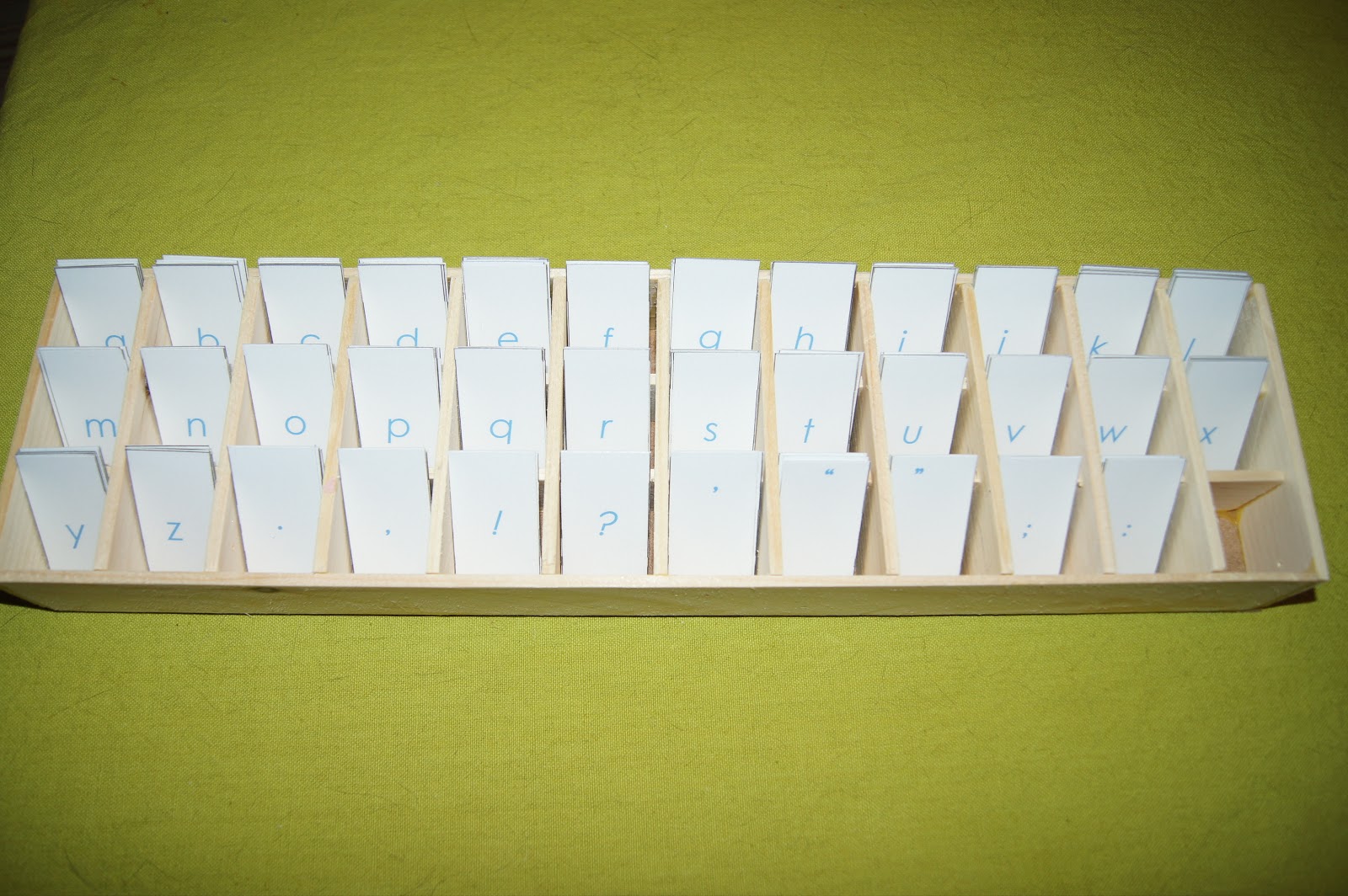 Montessori Printed Alphabet Box, DIY Printed Alphabet Box & Cards At ...