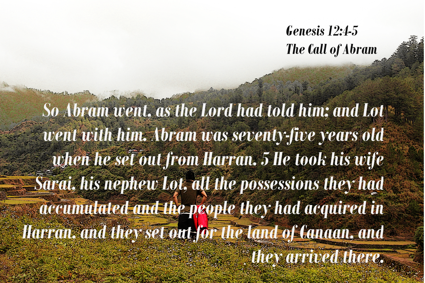 Genesis 12:4-5 The Call of Abram