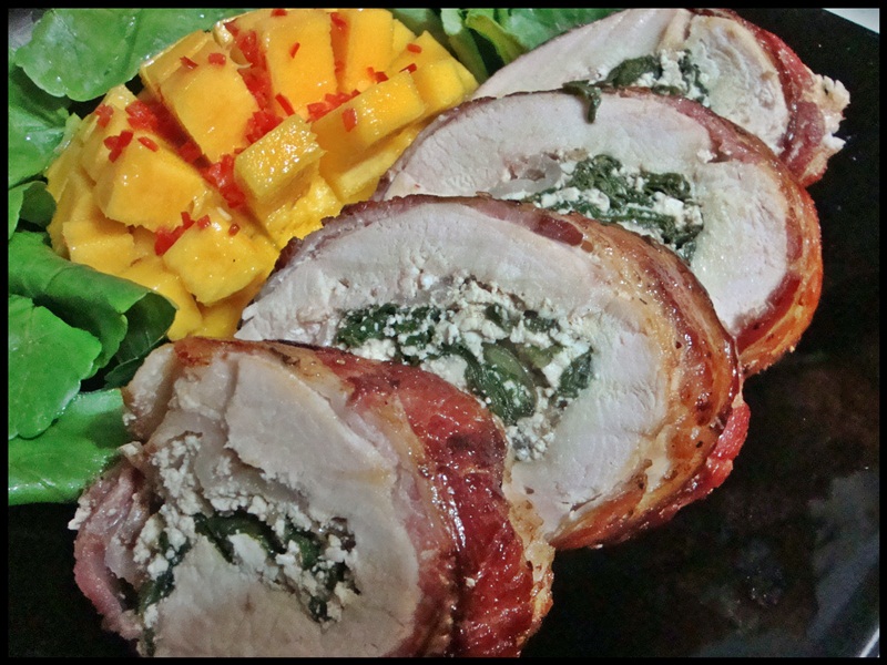 COOK TEM: Stuffed Chicken Chester ou Galinha recheada