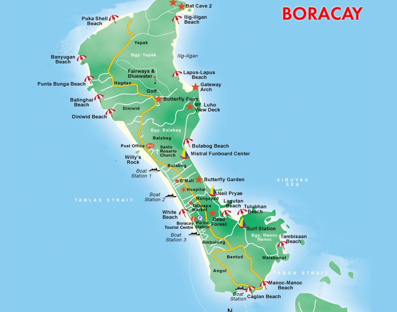 Boracay Philippines Map