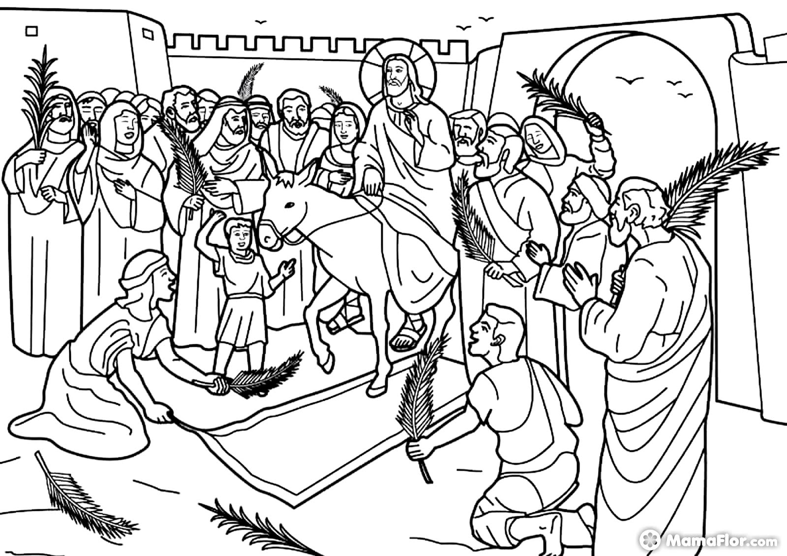 Semana Santa para Imprimir y Colorear (HD) Actividades para Niños ...