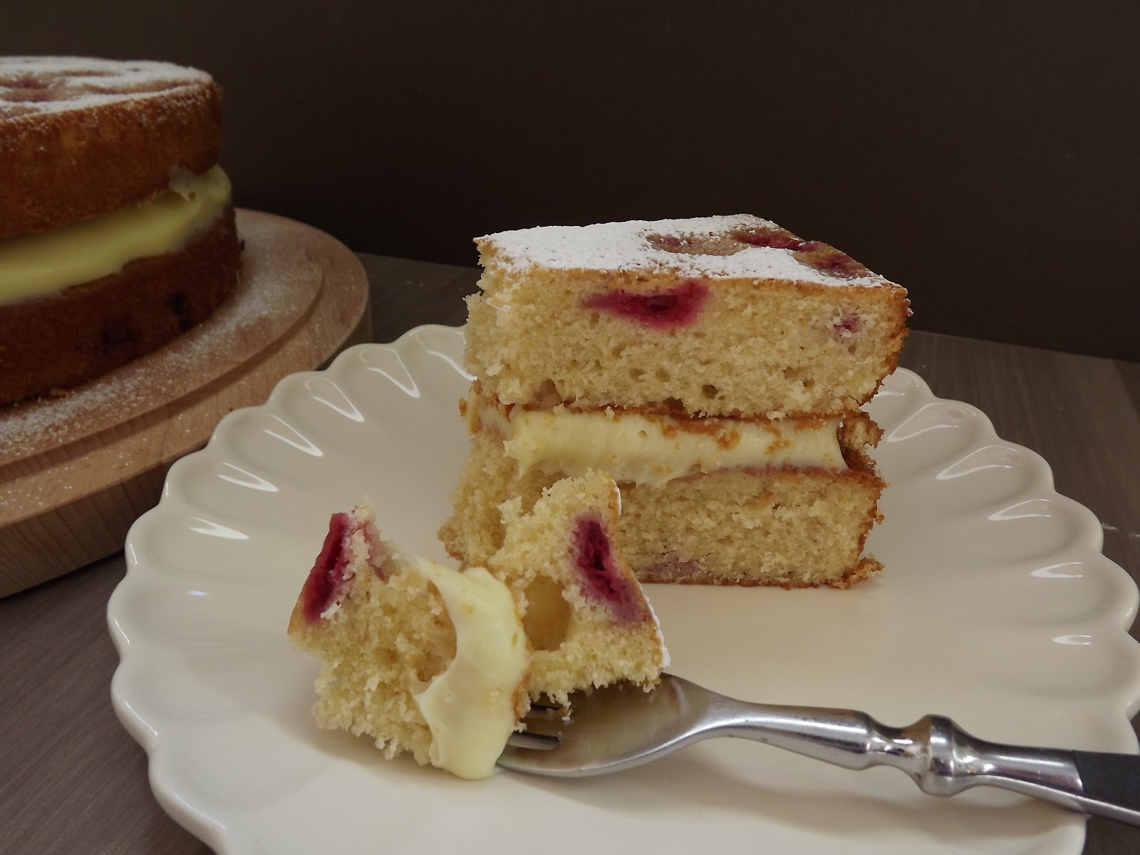Raspberry and White Chocolate Cake - and a review of 'John Whaite Bakes'