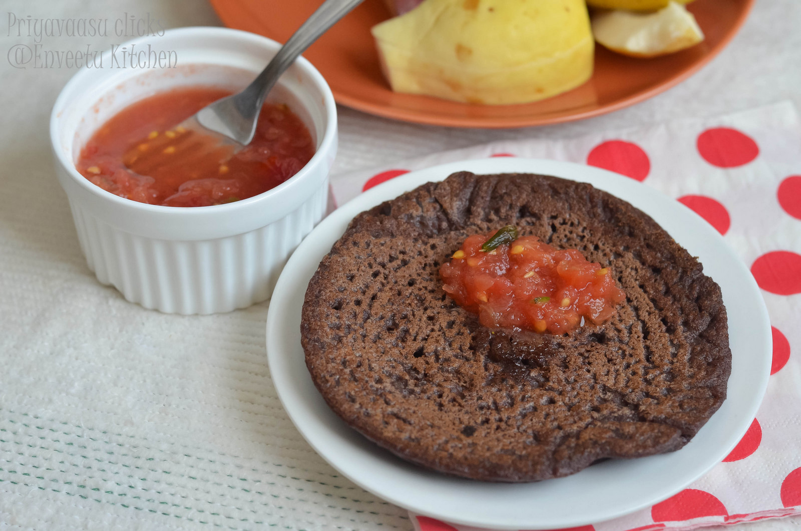 Kodo ko Roti & Tomato achar from sikkim - I Camp in my Kitchen