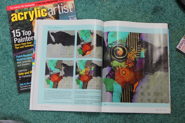 CAROL NELSON FINE ART BLOG: Acrylic Artist Magazine