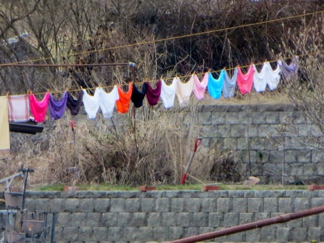EileenGidman: Watercolour & Textile Artist: Clothesline Series in ...