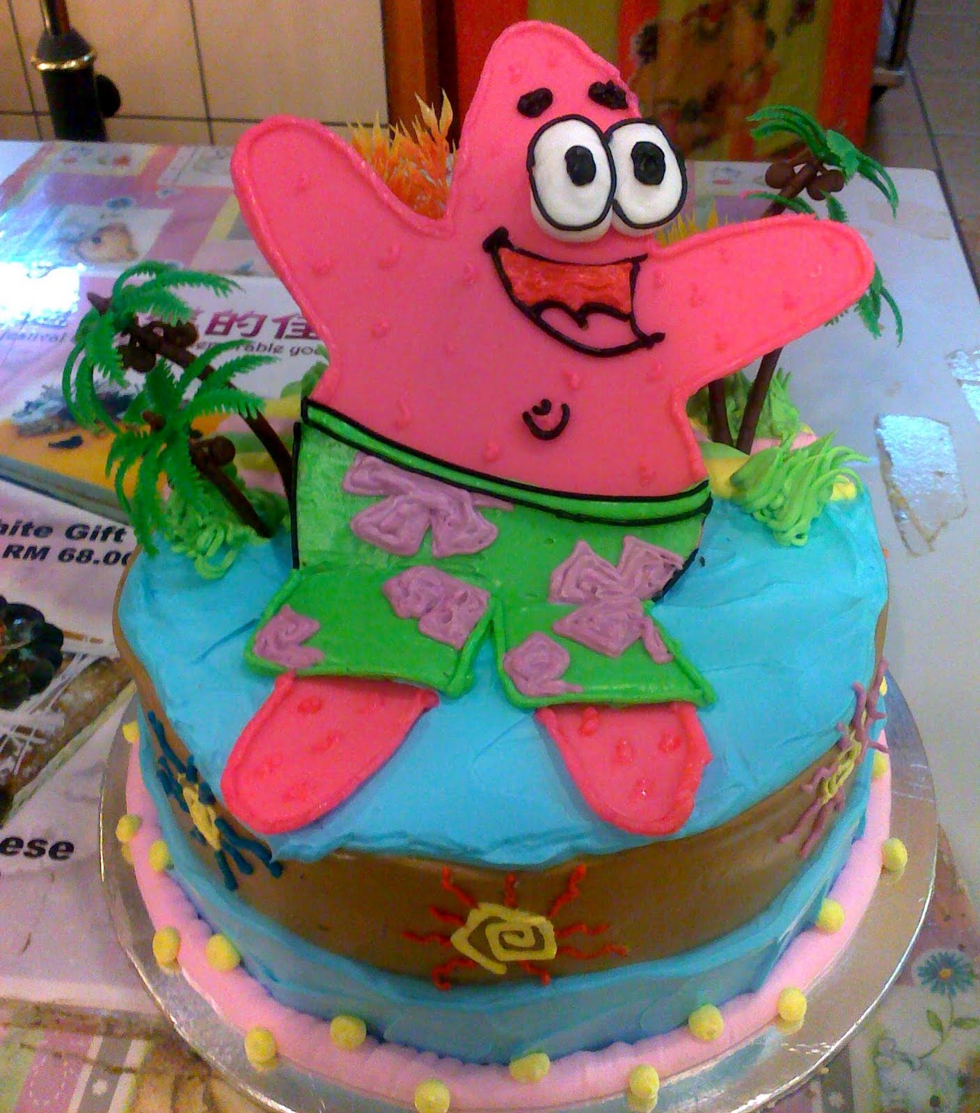 Vanilla Pastry: Patrick Star 3D Birthday Cake