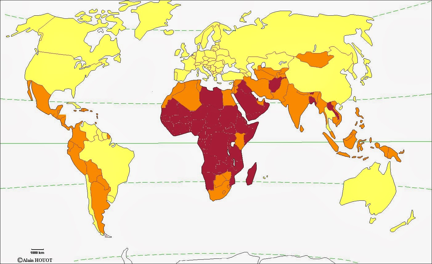 histgeolb: Croissance démographique et pays les plus peuplés du monde