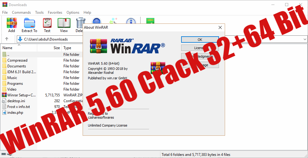How to Crack WinRar 5.60 pro for Life time