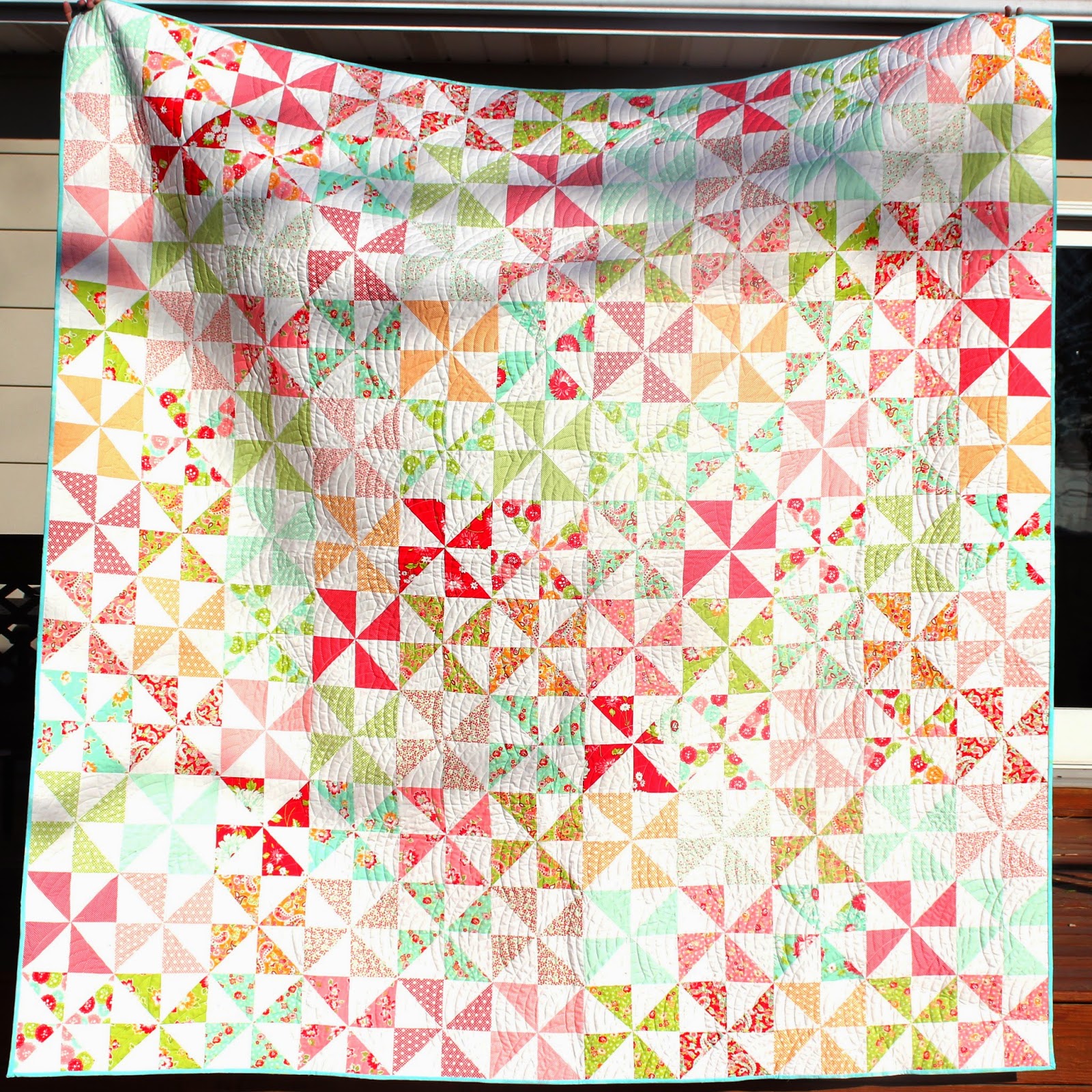 Girls in the Garden: Pinwheel Quilt
