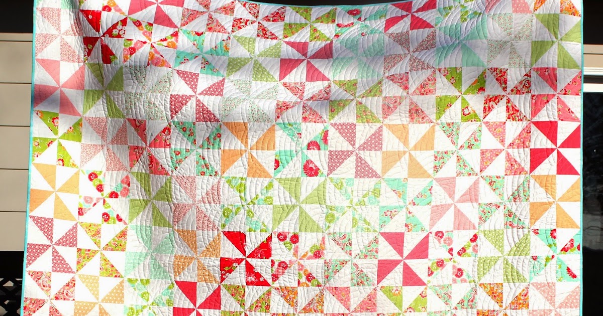 Girls in the Garden: Pinwheel Quilt