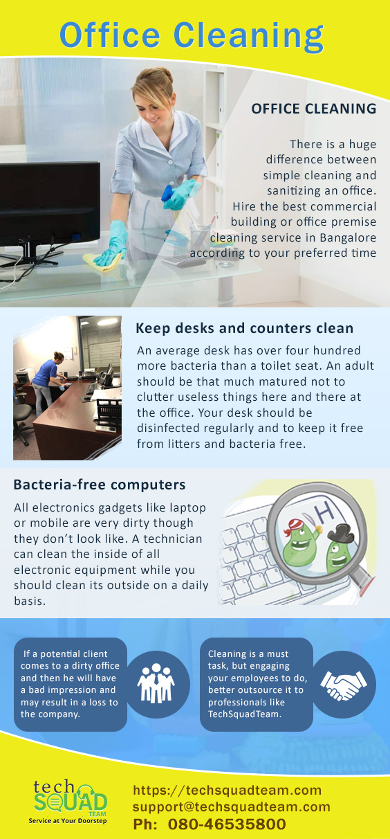 Infographic: Corporate Office Cleaning Service in Bangalore