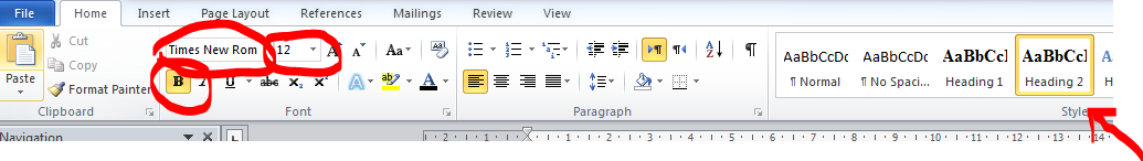 Cara menggunakan Numbering pada JUDUL BAB, Sub Bab dan Sub sub bab