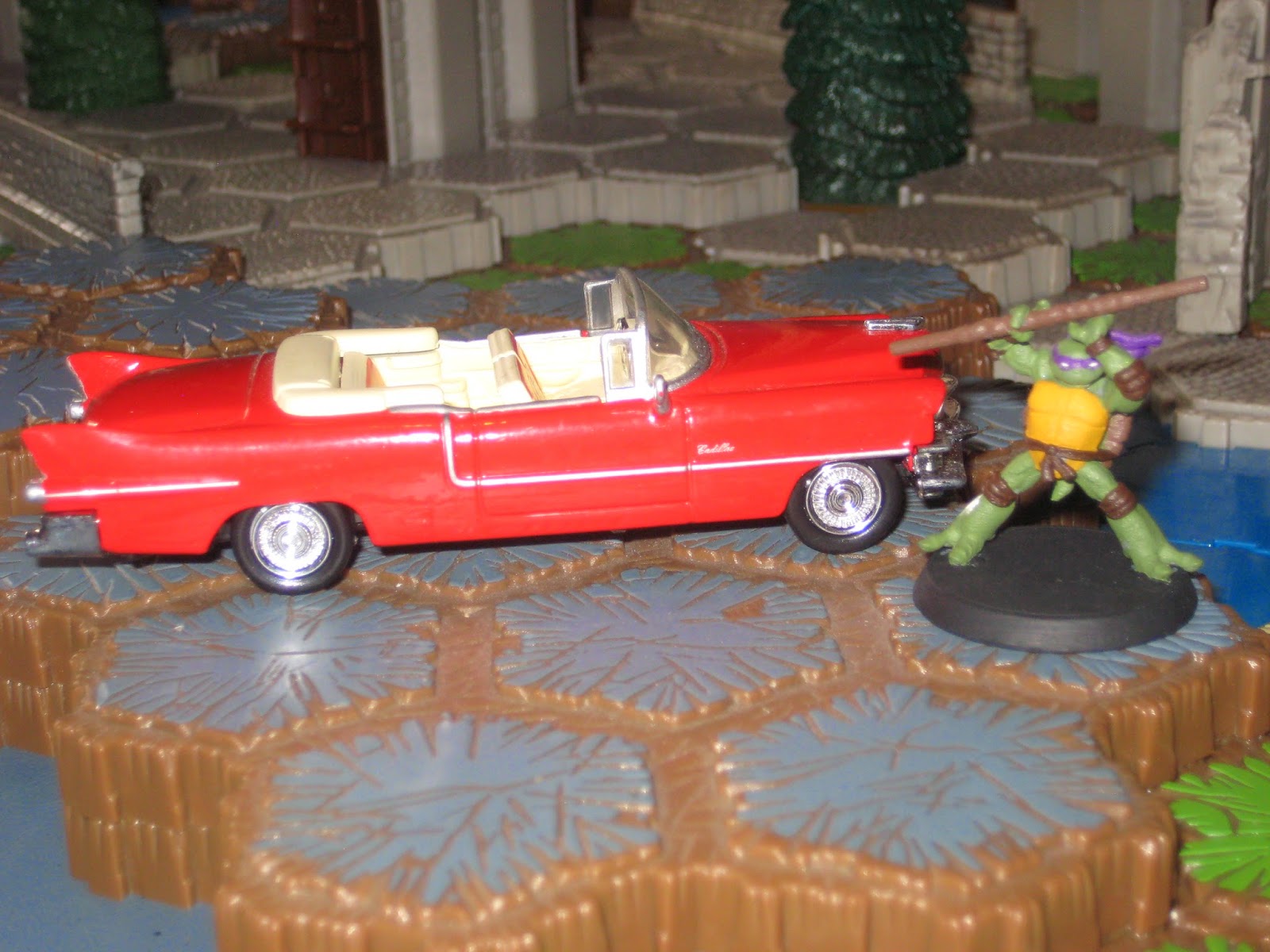 The Heroscape Blog: TMNT Neutrino Hot Rod WIP part 1