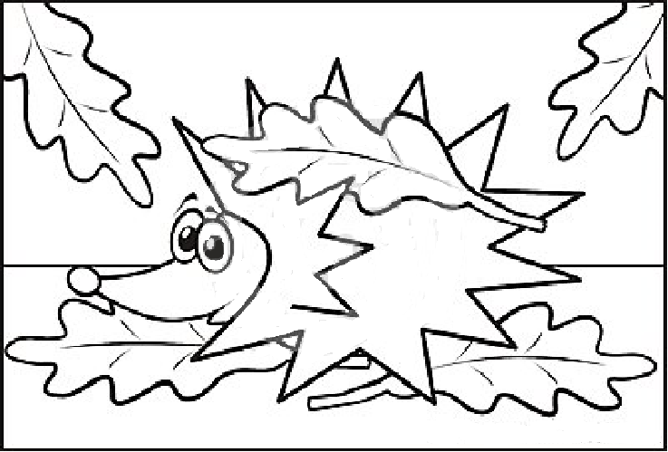 Frunze de toamna de colorat - 20 :: Fise de lucru - gradinita si scoala