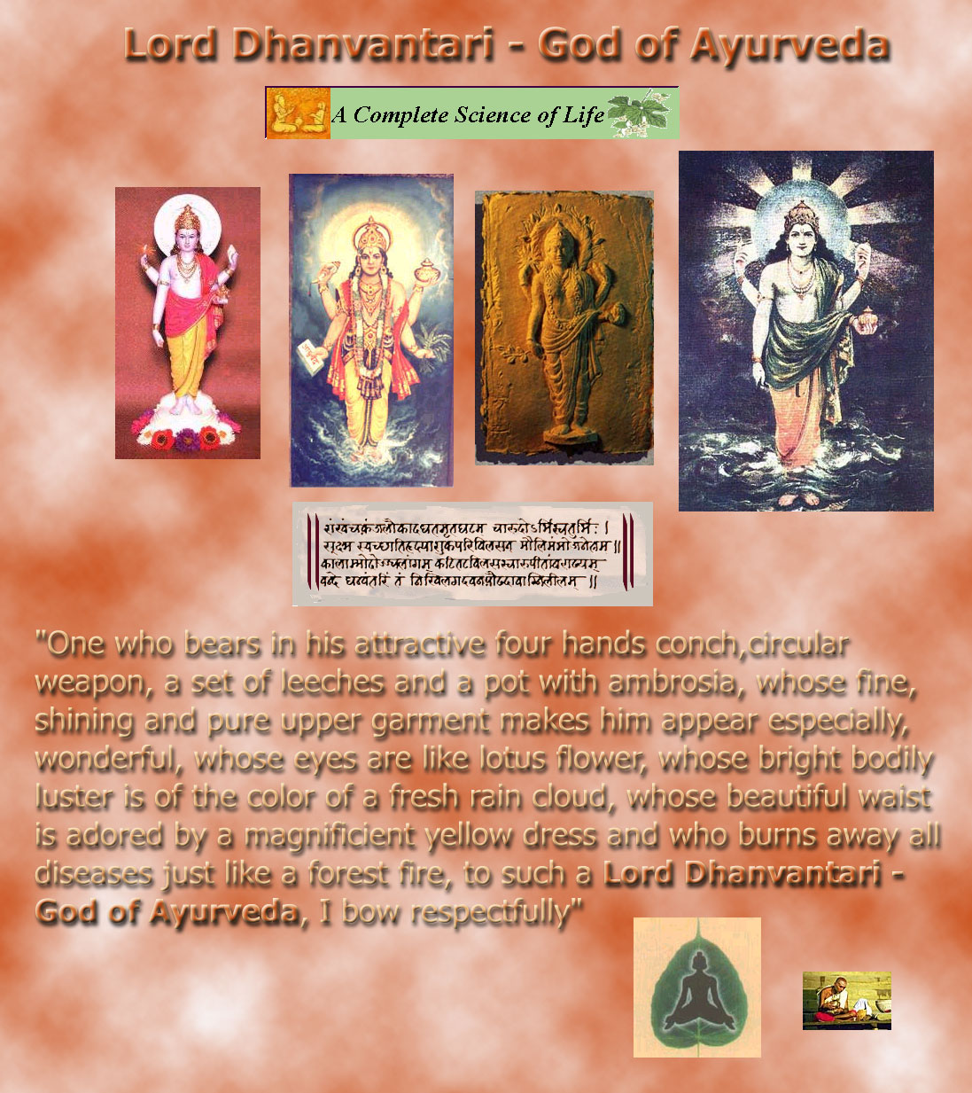 Welcome all to my knowledge sharing blog: Lord Dhanvantari - God of ...