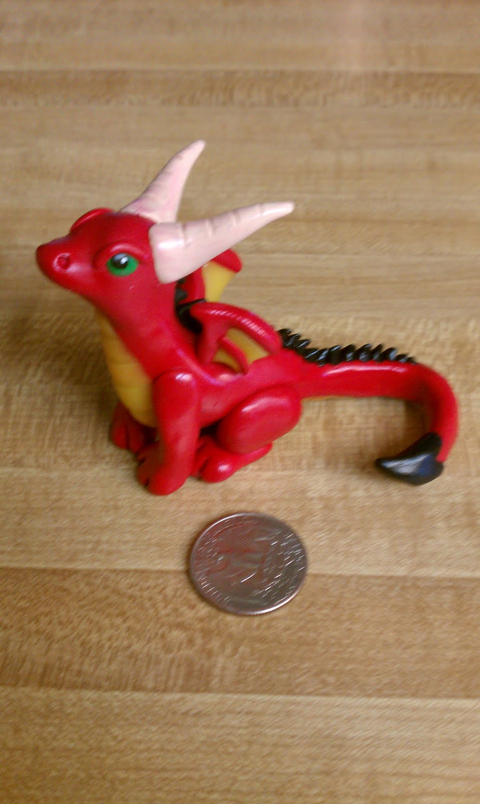 NYT Bestselling author Julie Kagawa: Chibi Dragons in clay