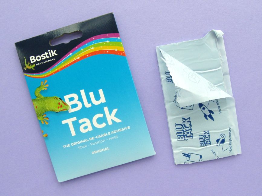 Bugs and Fishes by Lupin: Cutting Out Small Felt Shapes... With Blu Tack!