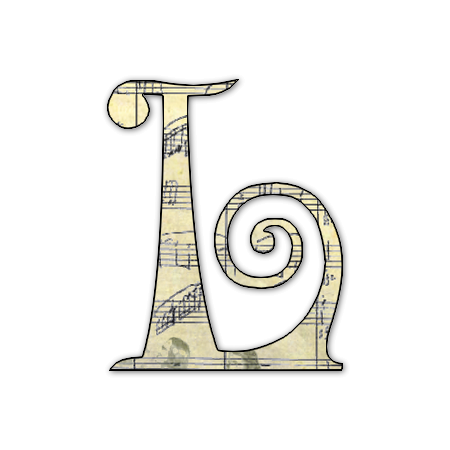 Precioso Alfabeto con Partituras Musicales. - Oh my Alfabetos!