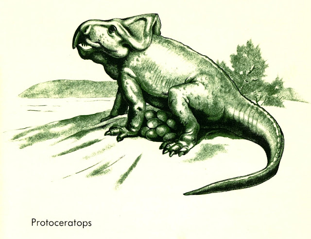 Love in the Time of Chasmosaurs: Vintage Dinosaur Art: In the Days of ...