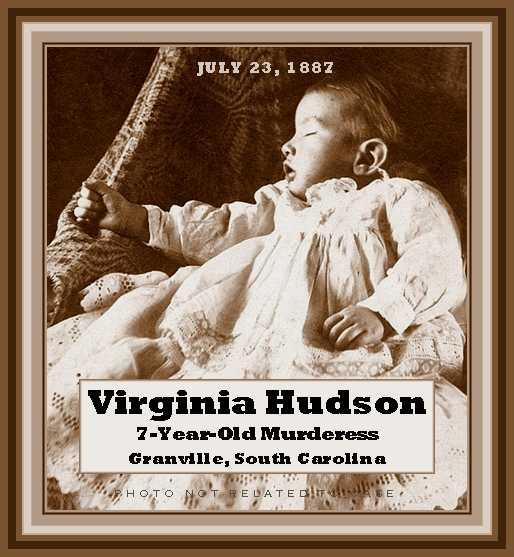 Unknown Gender History: Virginia (or, Georgiana) Hudson, 7-Year-Old ...