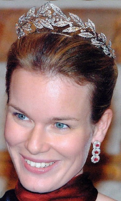Tiara Mania: Queen Mathilde of Belgium's Laurel Wreath Tiara