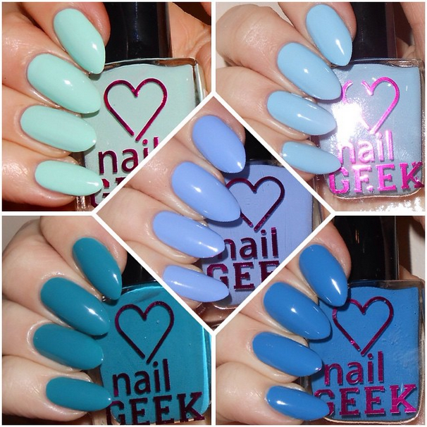 My Mint Nails: Nail Geek swatches