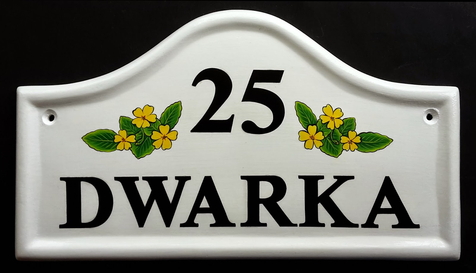 Hand Painted House Signs by Ceramic Art: House Signs Plaques Nameplates ...