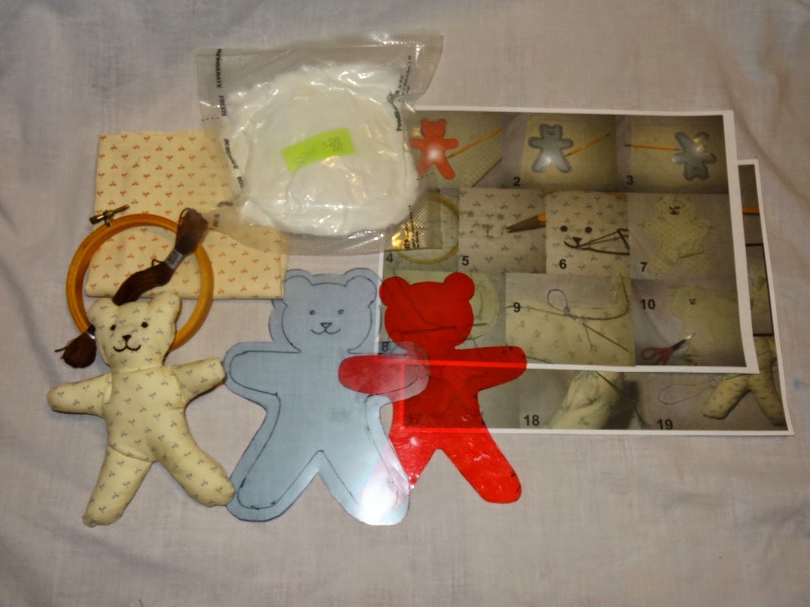 Becky's Blog: Sew-a-Teddy Bear Kit