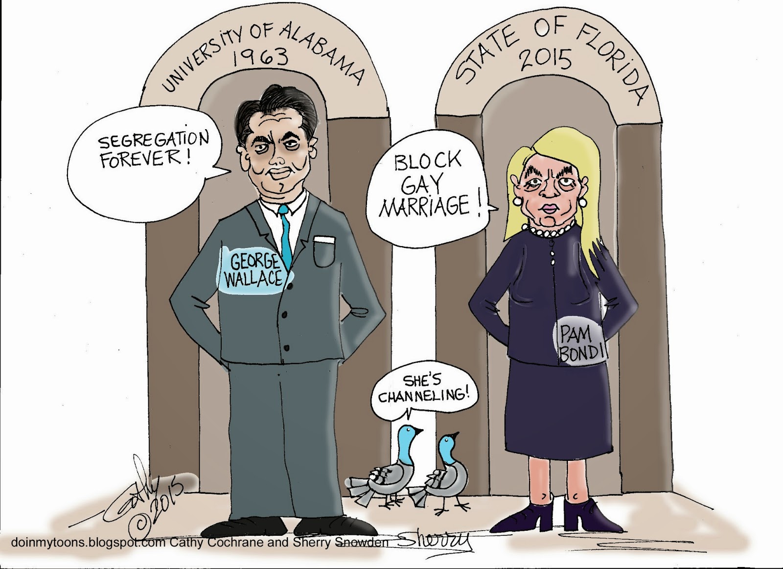DoinMyToons: Pam Bondi Channels