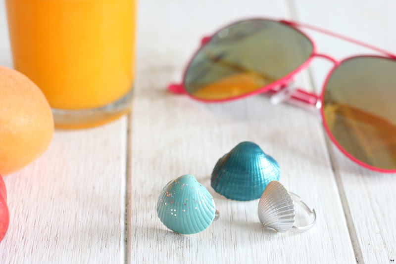 Une touche de rose ENG: Shell Rings :: DIY