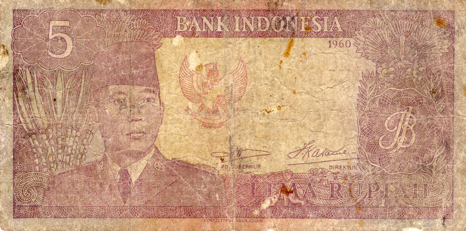 Money Koin – Uang Soekarno 5 (Lima) Rupiah 1960