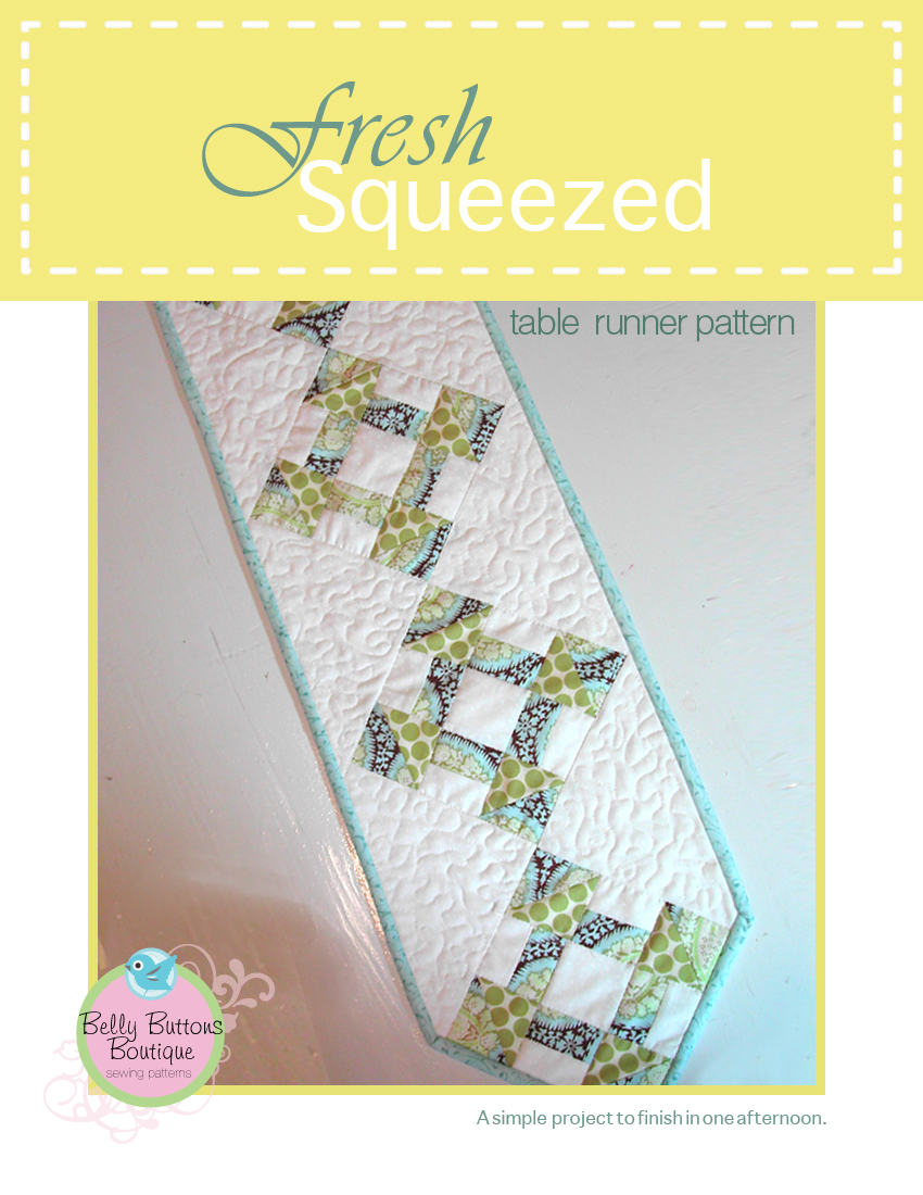 sewing belly buttons boutique: FREE TABLE RUNNER PATTERN! from my house ...