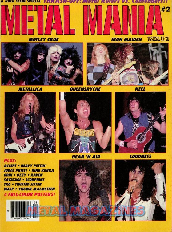 METAL MAGAZINES: METAL MANIA (USA)
