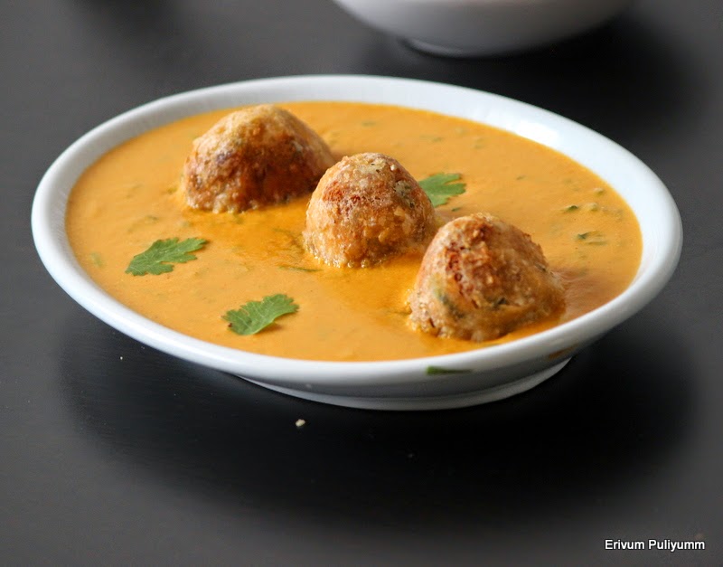 Erivum Puliyum: Fish Koftas | Fish Balls in Creamy Sauce