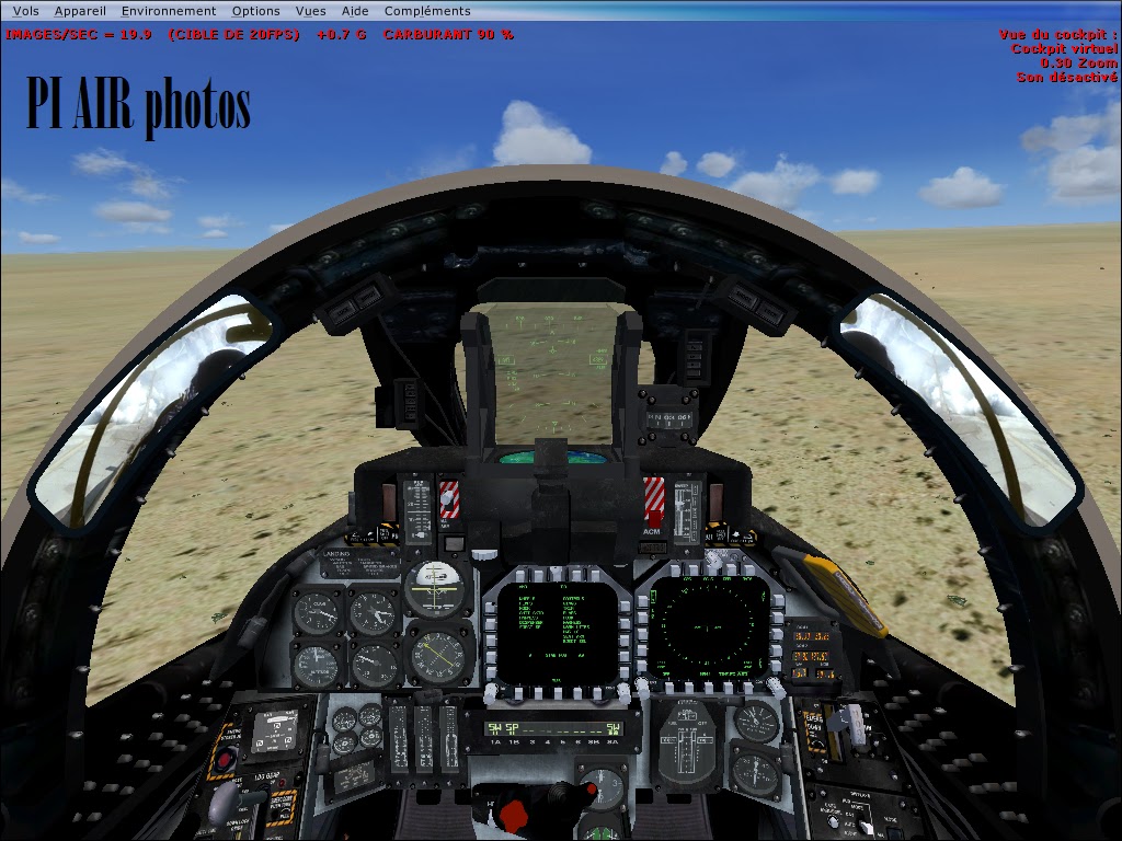 PI AIR: Cockpit d'un F14 D Tomcat