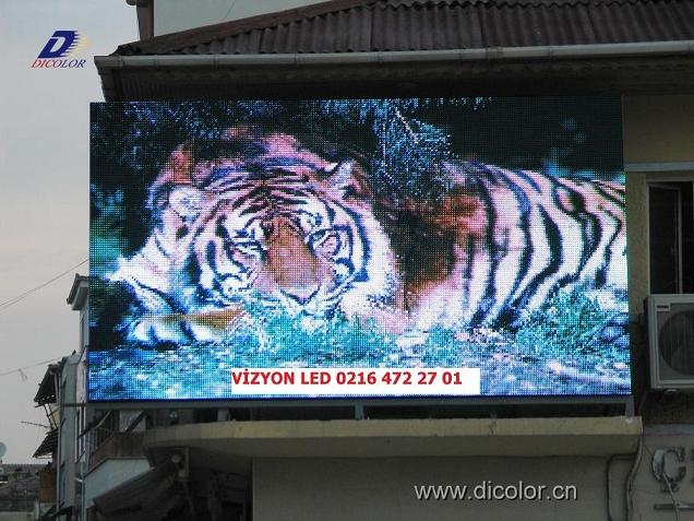 Dicolor Led Display: DICOLOR LED Screen project in Turkey