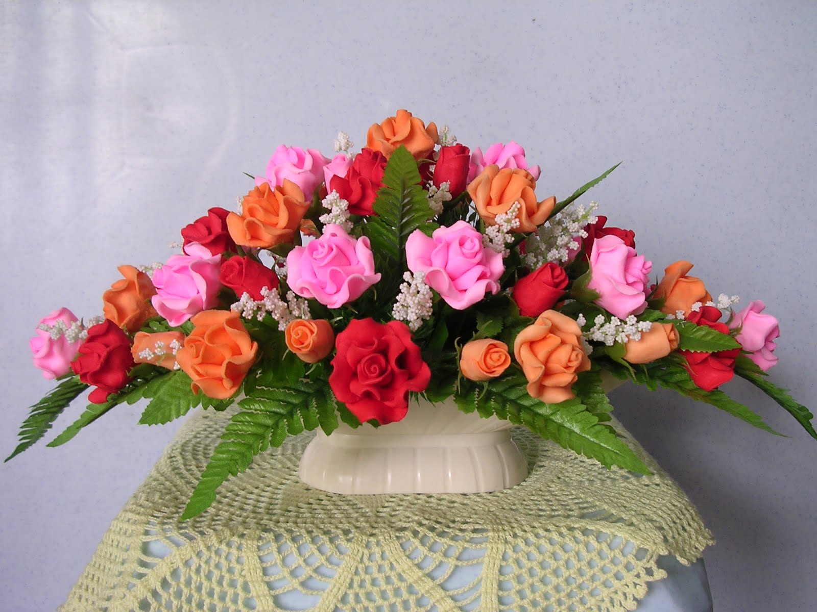 Bunga Sabun Collection: Gubahan bakul lonjong