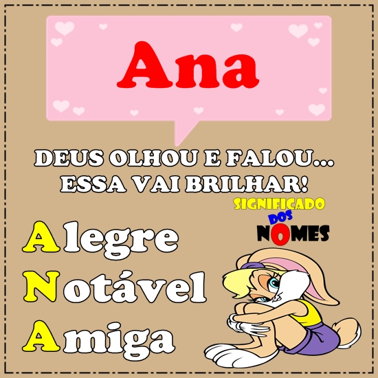 Melhor Da Net: Clica na imagem e descubra o significado do seu nome