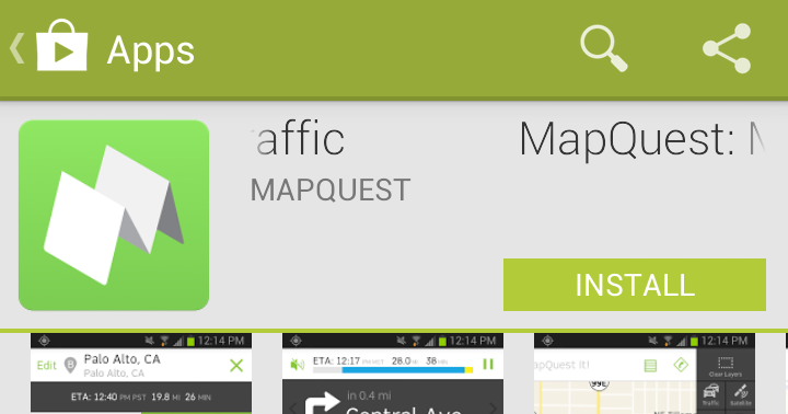 MAPQUEST CLASSIC ORIGINAL: MapQuest Driving Directions Classic Original App