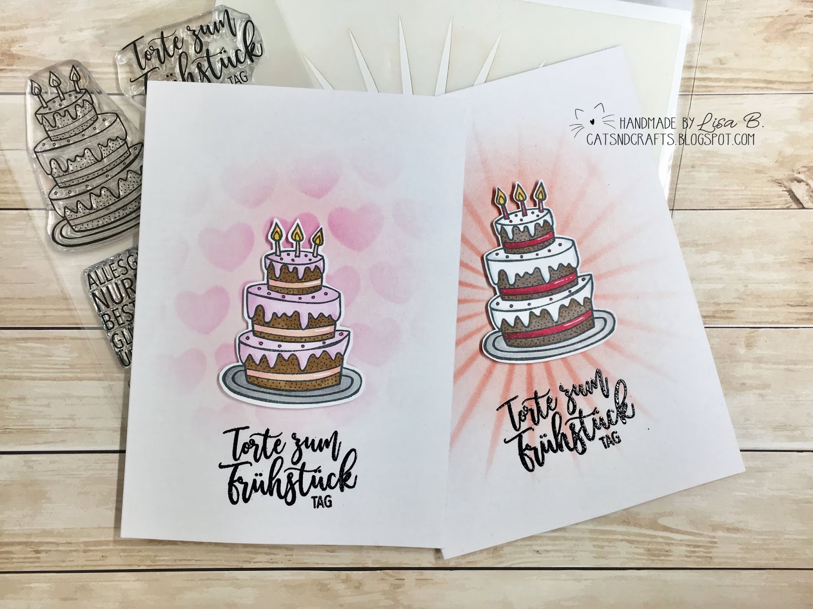 Cats nd Crafts: Torte zum Frühstück