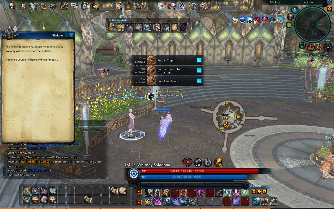 TERA para Brasileiros: CONQUISTA - Well Traveled - Montaria Spark e Pet ...