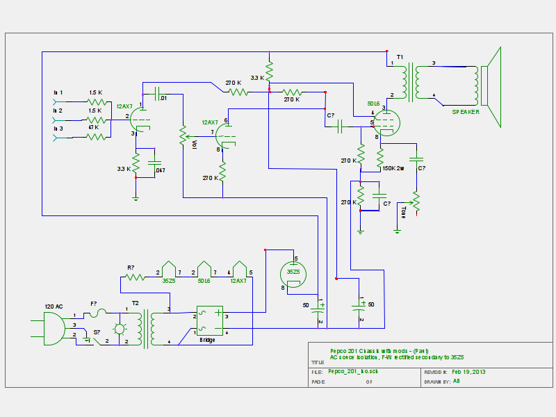 Pepco 201 Amplifier Mod
