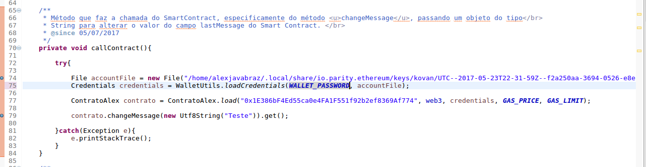 Segundo Tutorial: Java e Ethereum - Smart Contracts
