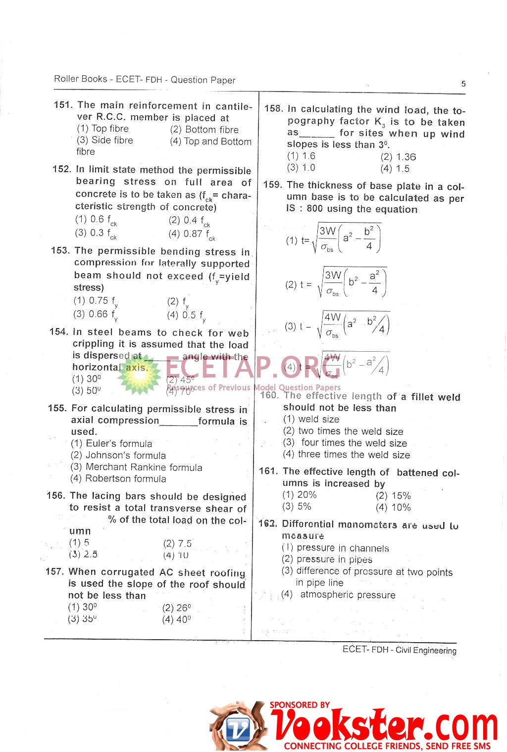 ECETAP - 2016, Previous, Model Papers, Question Papers EEE,ECE,SCE ...