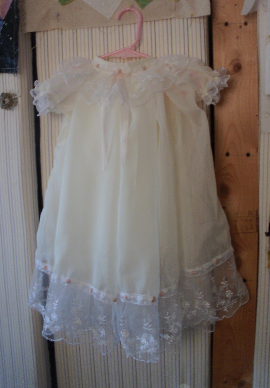 Shawkl Designs: Chiffon Baby Gown