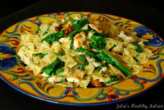 Julia's Healthy Italian Cooking: Grilled Chicken and Broccoli Rabe over ...